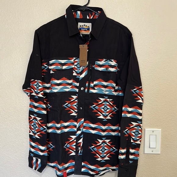 PRNTD | Shirts | Mens Aztec Overshirt | Poshmark